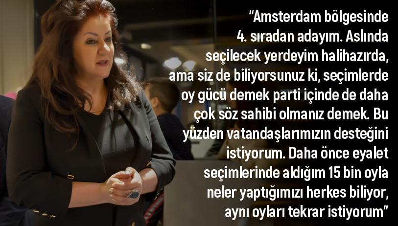 Songül Akkaya (Waterschappen) Su İdaresi Seçimleri’nde aday | HABER.NL